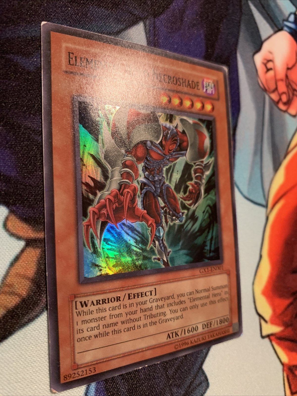 YuGiOh! Elemental Hero Necroshade GX1-EN001 Super Rare UNL Ed. LP | eBay