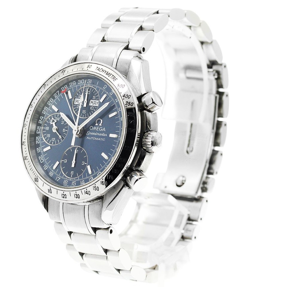 OMEGA Speedmaster 3523.80 chronograph Navy Dial Automatic Men's Watch ...
