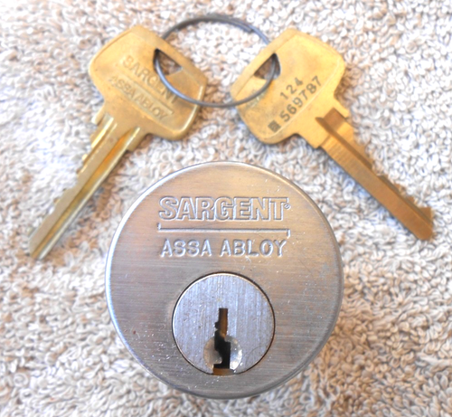 New ASSA ABLOY Mortise Cylinder 2 " 6 pin Sargent "LA" keyway | eBay
