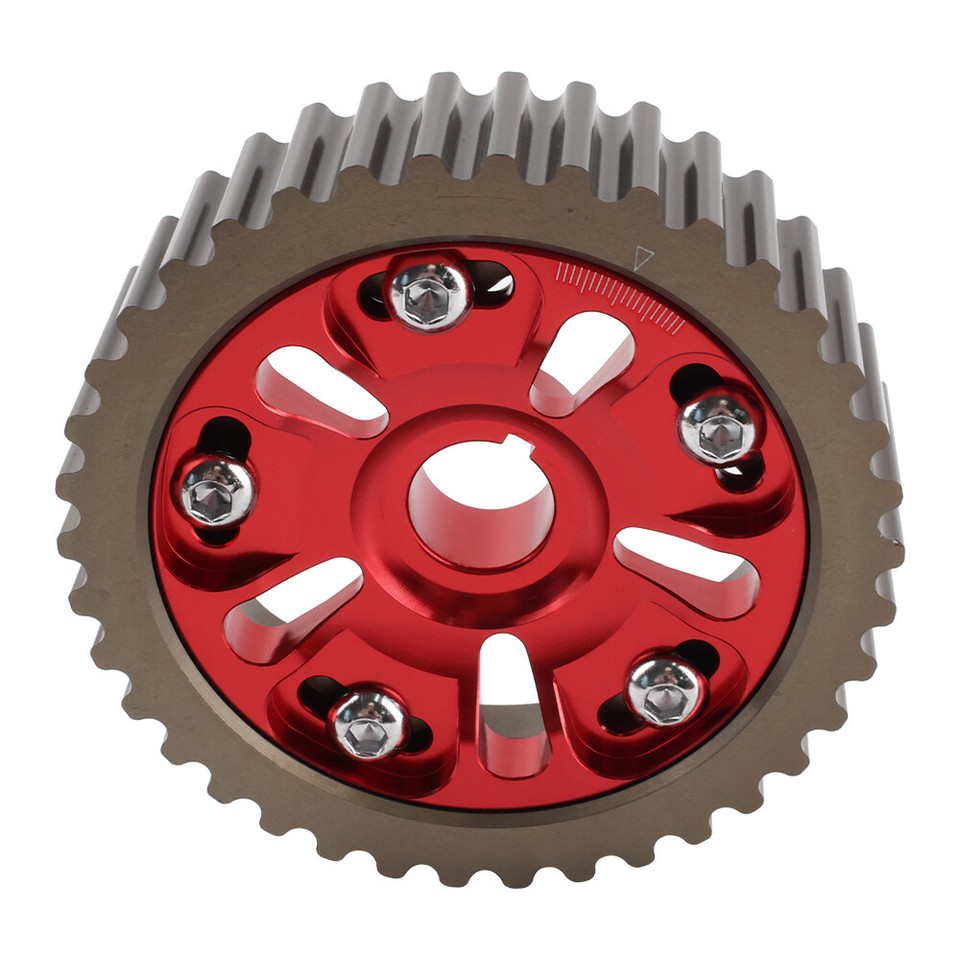 Red Adjustable Timing Gear Cam Pulley for Honda Civic CRX D-Series D15 ...
