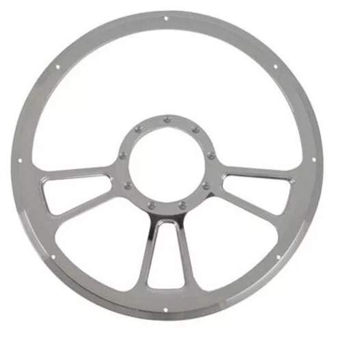 BILLET SPECIALTIES 30425 Half Wrap Steering Wheel Vintec 14” Polished ...