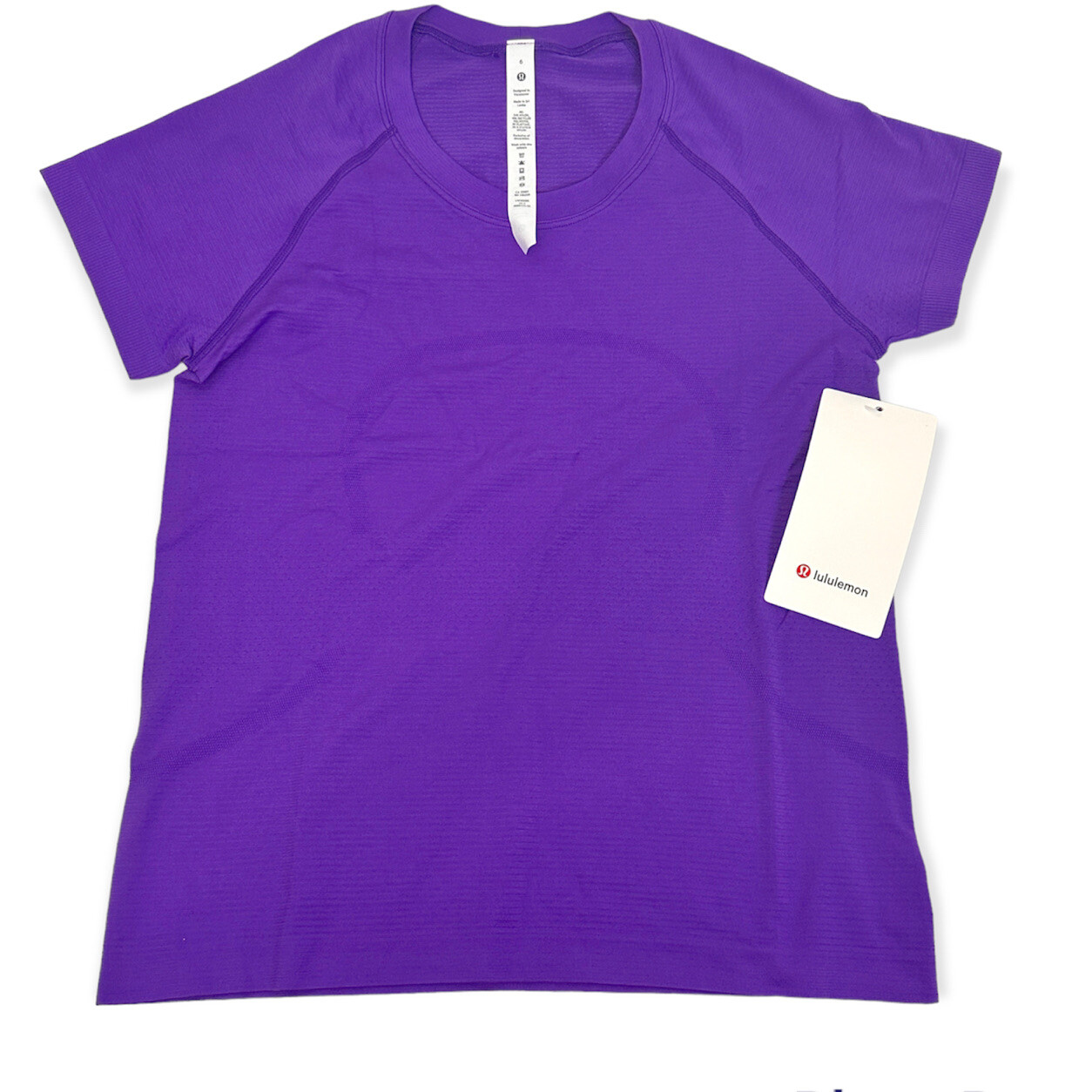 NWT LULULEMON Swiftly Tech Short Sleeve Top 2.0 Atomic Purple Size 4 | eBay