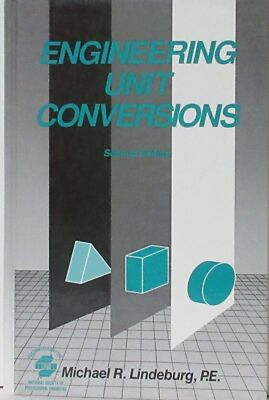 Engineering Unit Conversions [Hardcover] Michael R. Lindeburg | eBay