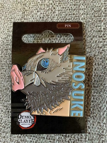 Demon Slayer Inosuke Wild Boar Mask Enamel Pin | eBay