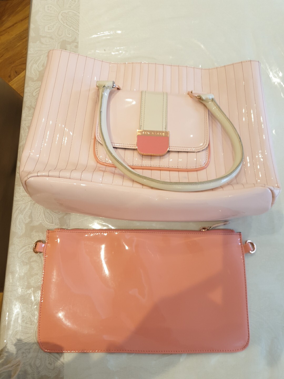 Ted Baker Womens Pink Plastic Tote Bag | eBay UK