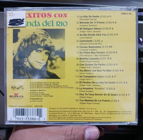 15 Exitos con Yolanda Del Rio by Yolanda del Rio (CD, Aug-1992, RCA ...