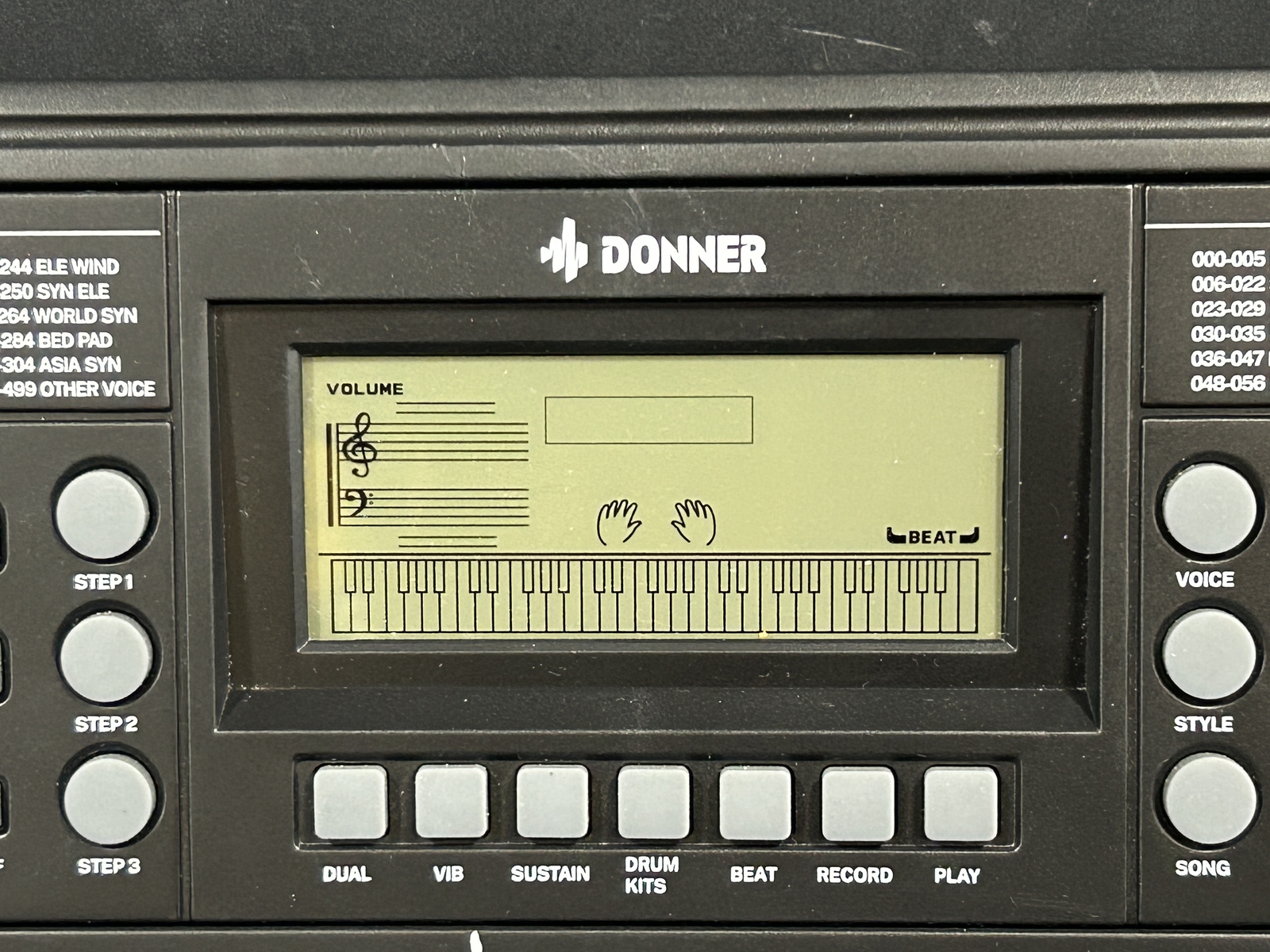 Donner DEK-610 61 Key Electronic Piano Black Used Please Read | eBay