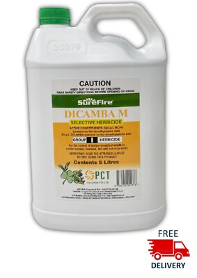 Surefire Dicamba M Selective Herbicide Weed Killer 5 Litre - Equiv to ...