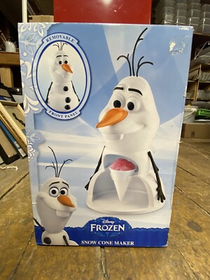 Disney DFR-613 Olaf Snow Cone Maker with Cups and 2 Ice Molds - White ...