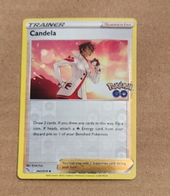 Pokemon - Candela 065/078 - Pokemon GO - Reverse Holo Card | eBay