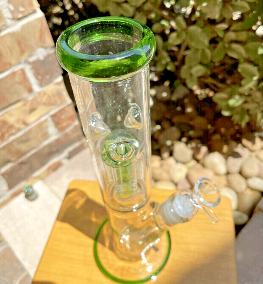 12" 14mm Heavy Glass Water Pipe Bong Hookah Mass Tree Filter Bongs ...