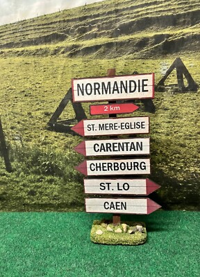 1/6 scale WW2 D-Day Operation Normandie Directional Diorama Sign | eBay