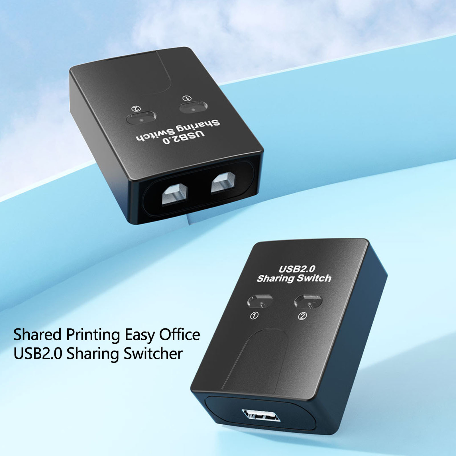 USB Sharing Share Switch Box Hub 2-Port USB Sharer Convenient 1PCS | eBay