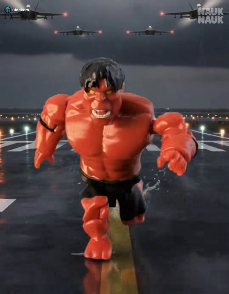 MEGA BLOKS Marvel Red Hulk Custom Premium 3D Printed | eBay