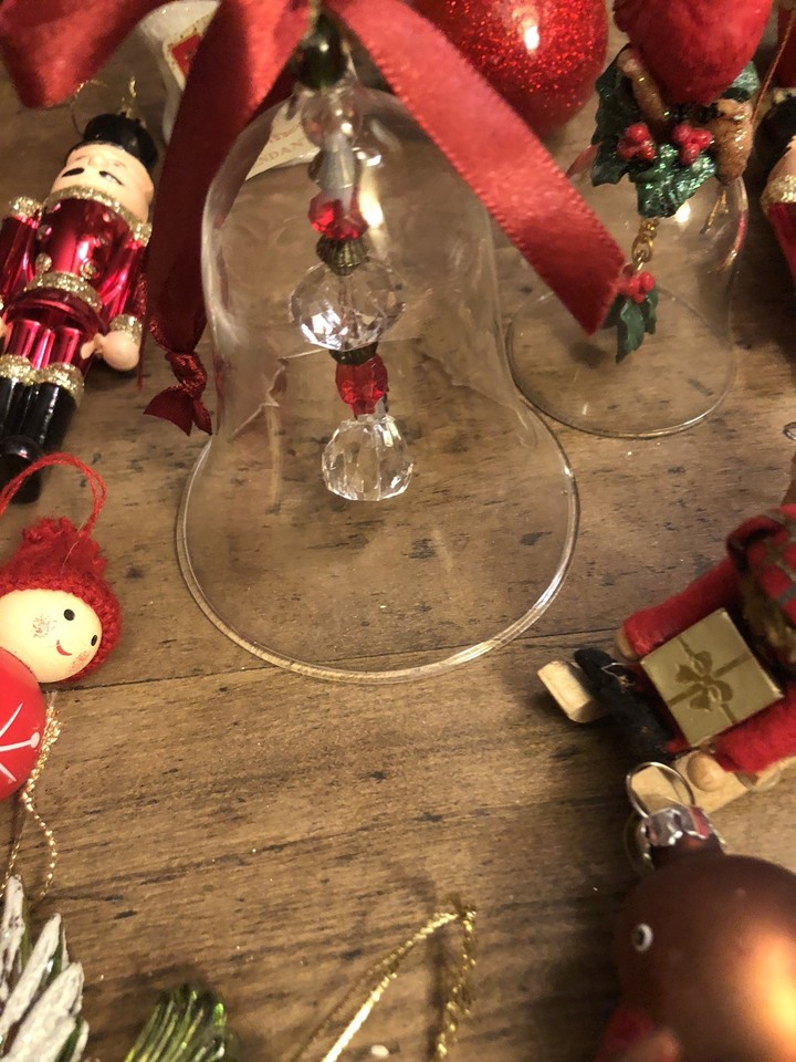 ASSORTED CHRISTMAS TREE DECORATIONS X 50 - GLASS - WOOD - RESIN - NEW ...