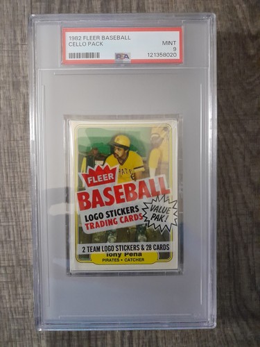 1982 Fleer Baseball Cello Pack PSA 9 | eBay