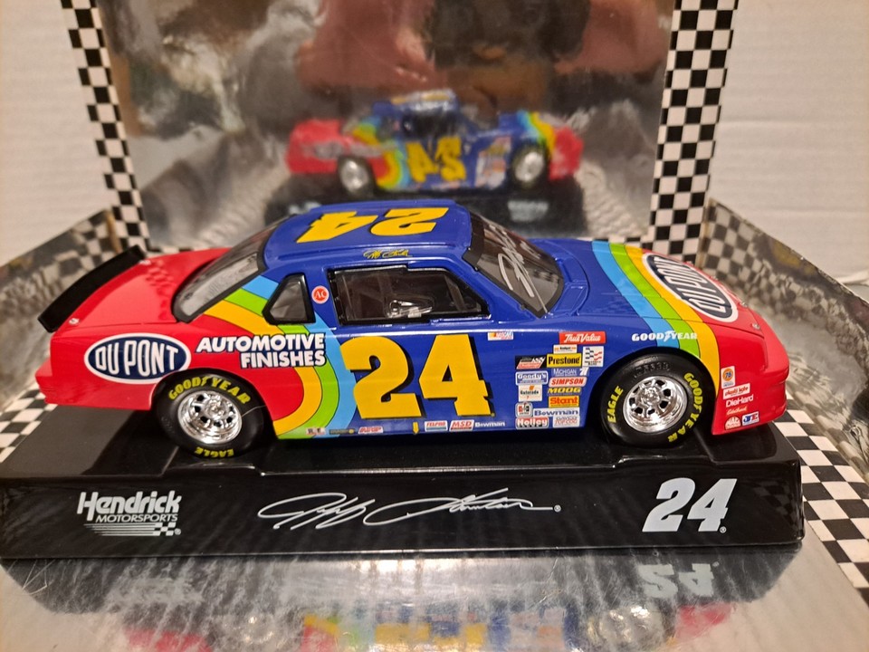 2012 JEFF GORDON "20 YEAR CELEBRATORY" DUPONT FIRST CUP CAR AUTOGRAPHED ...