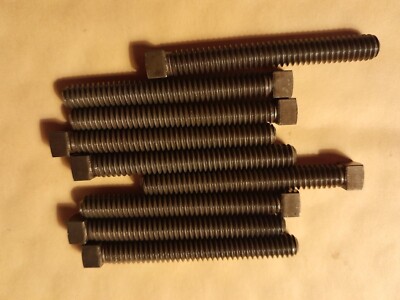 5/16-18 X 1-1/2" SQUARE HEAD SET SCREWS CUP POINT CASE HARDENED STEEL ...