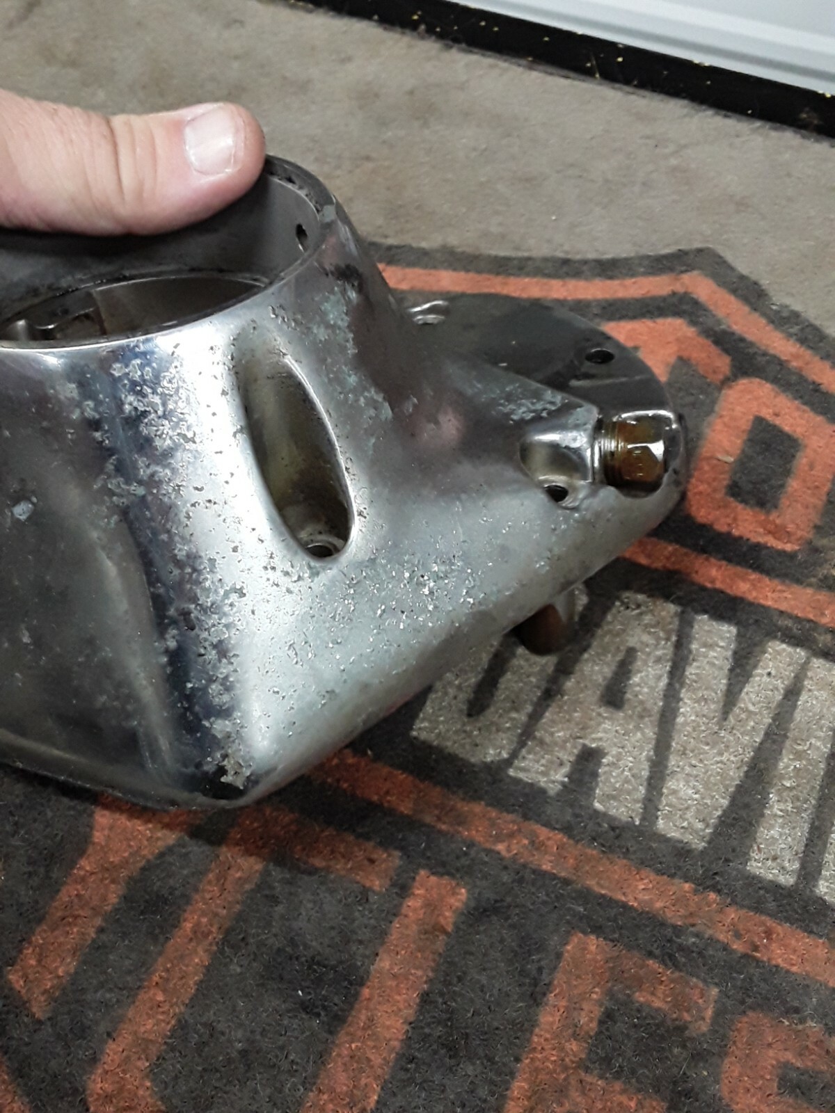 1973-Later Harley Shovelhead Side Oiler Chrome Cam Cover for FX FLH FXR ...