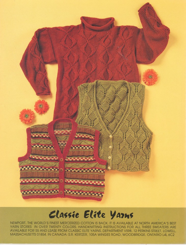 VOGUE Knitting International Magazine Spring/Summer '98 | eBay