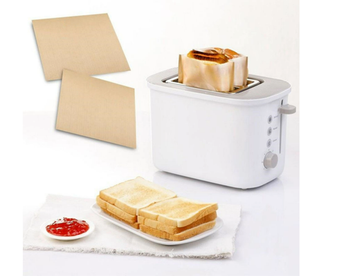 Reusable Sandwich Toastie Pockets Non Stick 100 Uses Toaster Bags Toast ...
