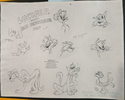 Disney's "Pluto's Kid Brother" 1946 Original Photostatic Model Sheet | eBay