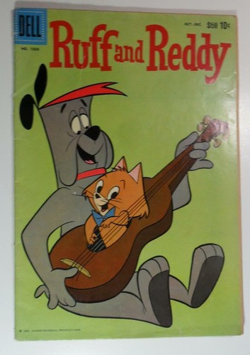 FOUR COLOR COMICS #1038 1959 RUFF AND REDDY FIRST HANNA BARBERA COMIC ...