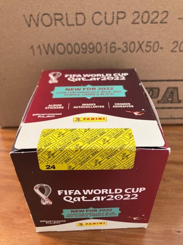 2022 Panini World Cup Qatar Factory case of 30 boxes - 50 packs/box for ...
