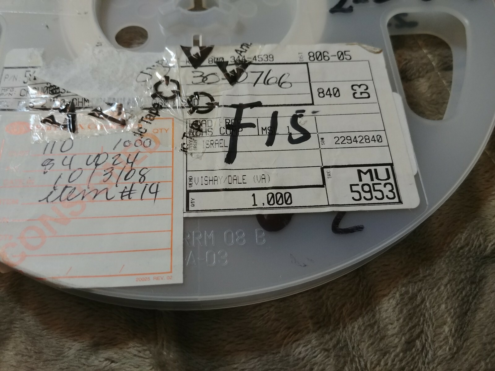 Roughly 250Pcs Vishay 2k Ohm 0603 Resistors | eBay