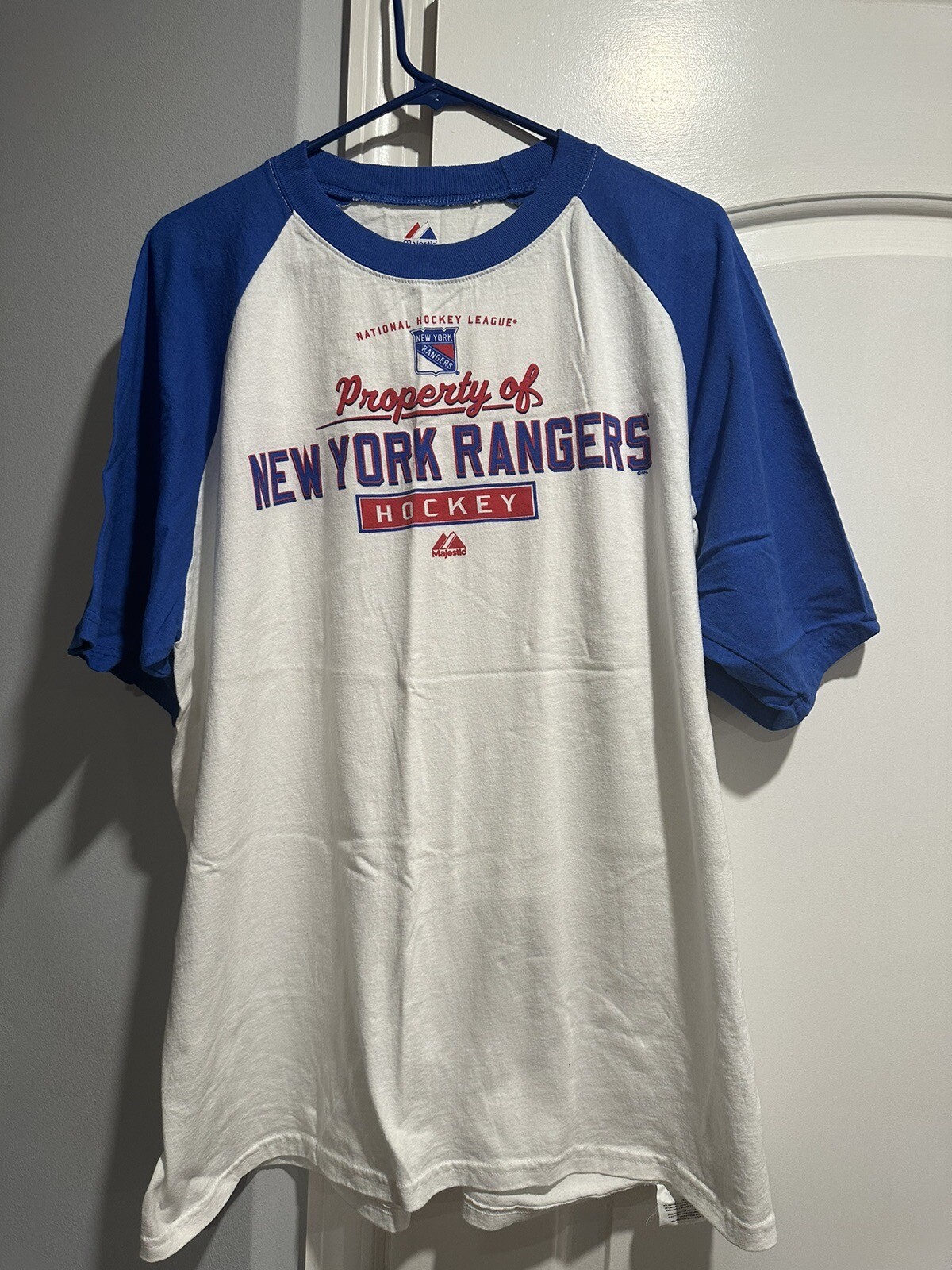 New York Rangers Vintage Majestic Tee Shirt 2XL “Property Of New York ...