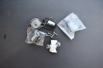1956 56 Chevy Chevrolet New pair License Light Housing Assembles with ...
