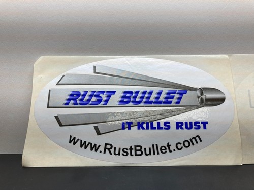 Rust Bullet " it kills rust " Dealer Decals | eBay