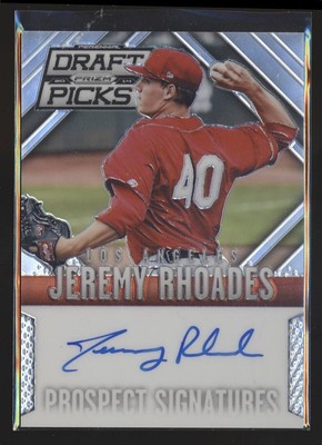 2014 PRIZM DRAFT SILVER PROSPECTS AUTO JEREMY RHOADES | eBay