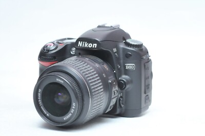 Nikon D80 10.2MP DX-Format CMOS DSLR Camera W/ Nikon 18-55mm VR Lens ...