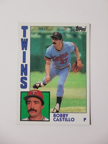 BOBBY CASTILLO 1984 TOPPS BASEBALL CARD #491 MINNESOTA TWINS MISCUT | eBay