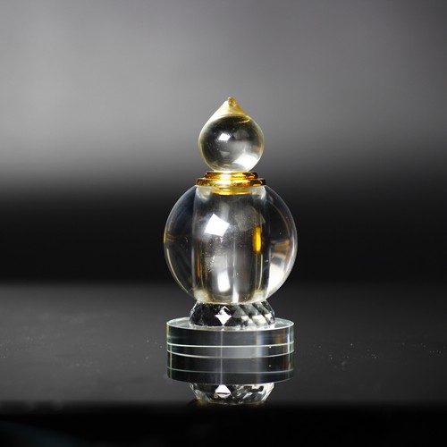 7.5cm White Crystal Stupa Reliquary Bottle Gawu Shrine Offering Decor ...