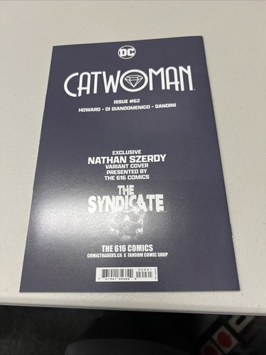 CATWOMAN #62 Nathan Szerdy Variant Cover | eBay