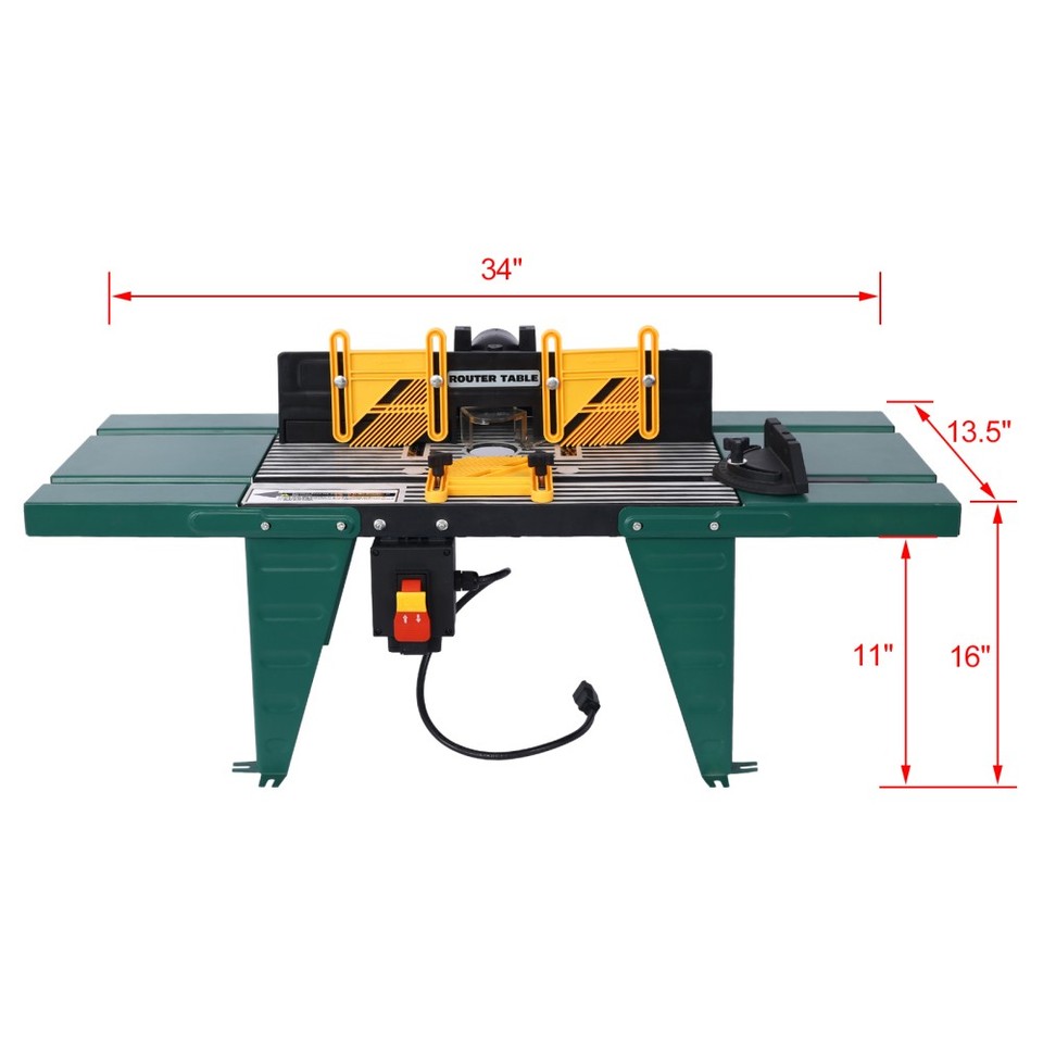 Electric Benchtop Router Table Wood Working Craftsman Tool Steel Stands ...
