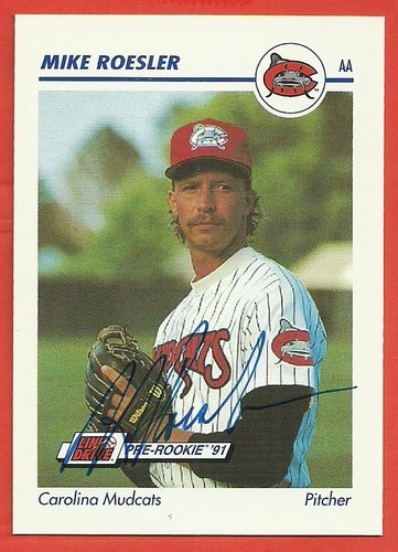 MIKE ROESLER - 1991 Line Drive #115 Minor League Autographed Card | eBay