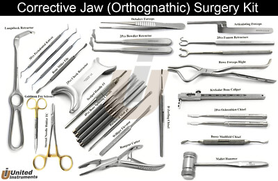 Dental Corrective Jaw Orthognathic Surgery Kit Implant Maxillofacial ...