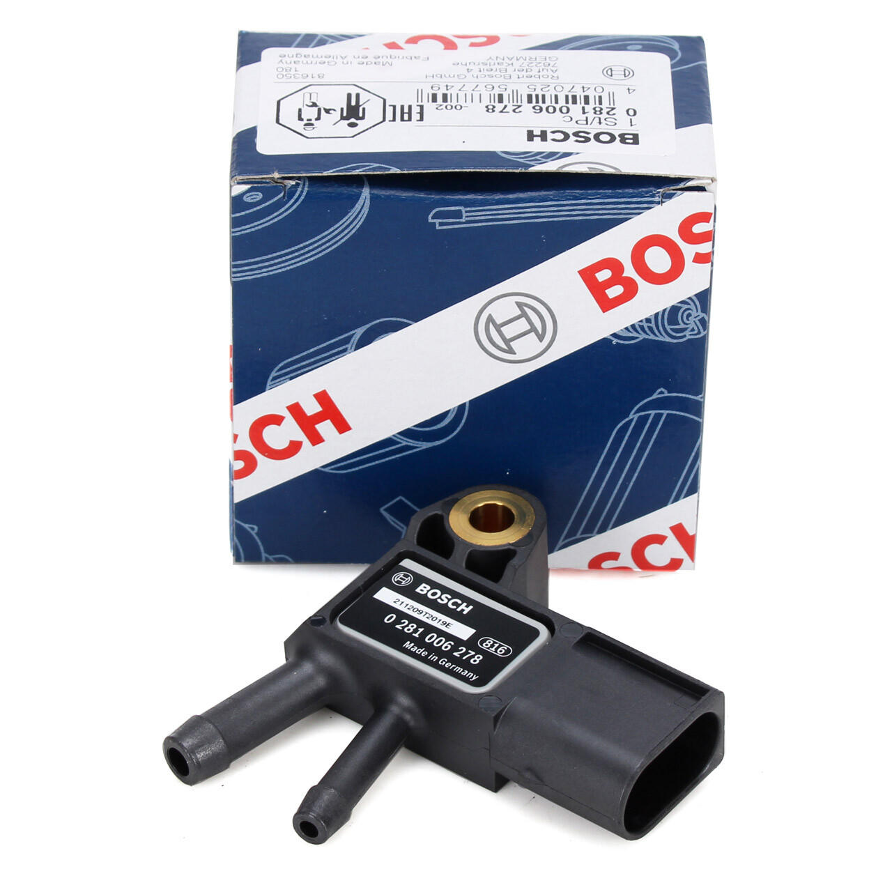 BOSCH 0281006278 Abgasdrucksensor Differenzdruck Geber Sensor für ...