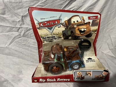 Disney Pixar Cars Rip Stick Racers MATER Rippin’ Wheelie Action Mattel ...