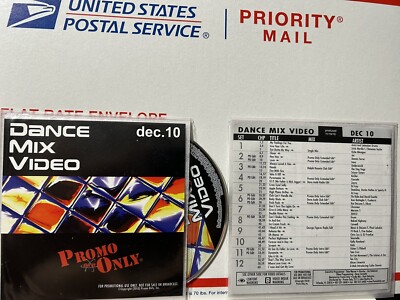 rare DVD sleeve PROMO ONLY Dance Mix Video 2010 December New No longer ...