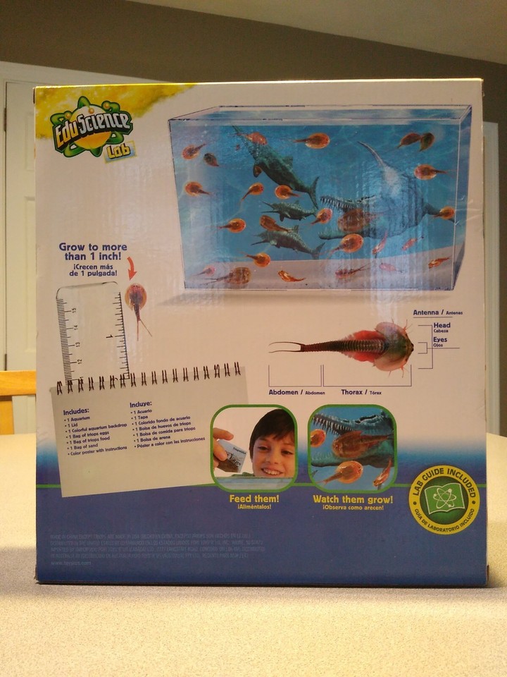 Edu Science Lab ~ Prehistoric Sea Monsters Grow Your Own Triops ~ NEW ...