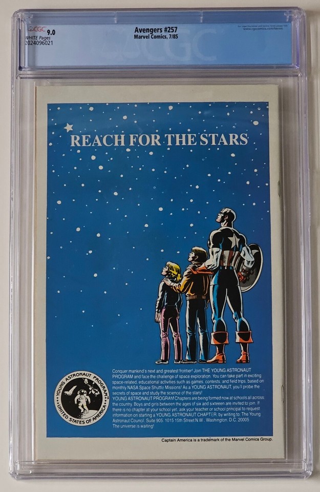 The Avengers 257 / 1st Appearance of Nebula / Marvel Comics / 1985 ...