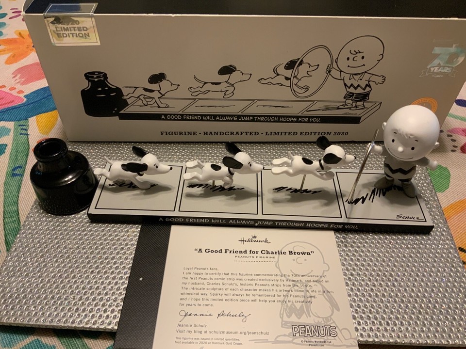 Peanuts - A Good Friend for Charlie Brown -70 Years - Hallmark-Limited Edition | eBay