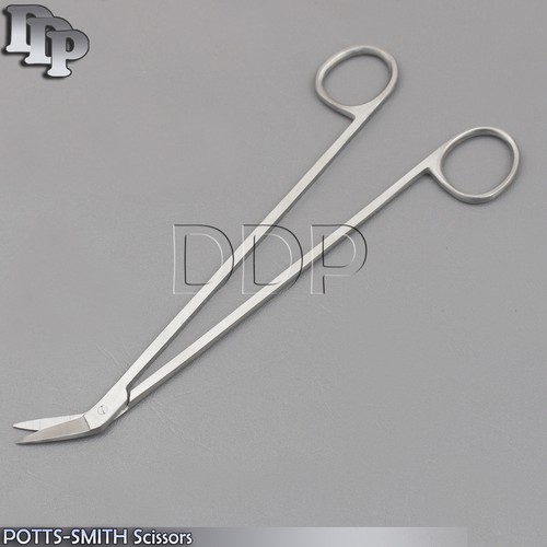 POTTS-SMITH Scissors 7.5 in. angled 60 degrees, 20 mm blade Cardio ...