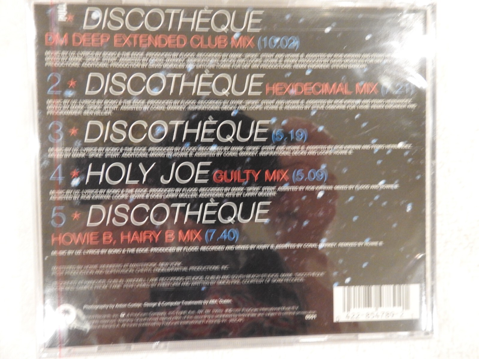 Discothèque [Maxi Single] by U2 (CD, Feb-1997, Island (Label)) for sale ...