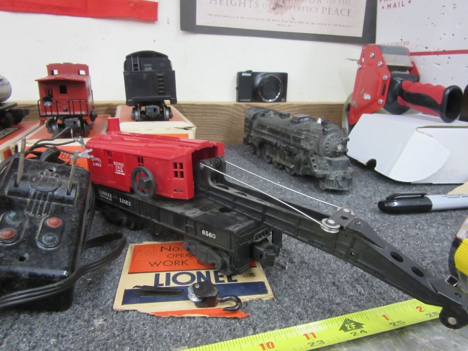 Lionel Train 2036 locomotive Engine Tinder Caboose Tank Car 027 ...