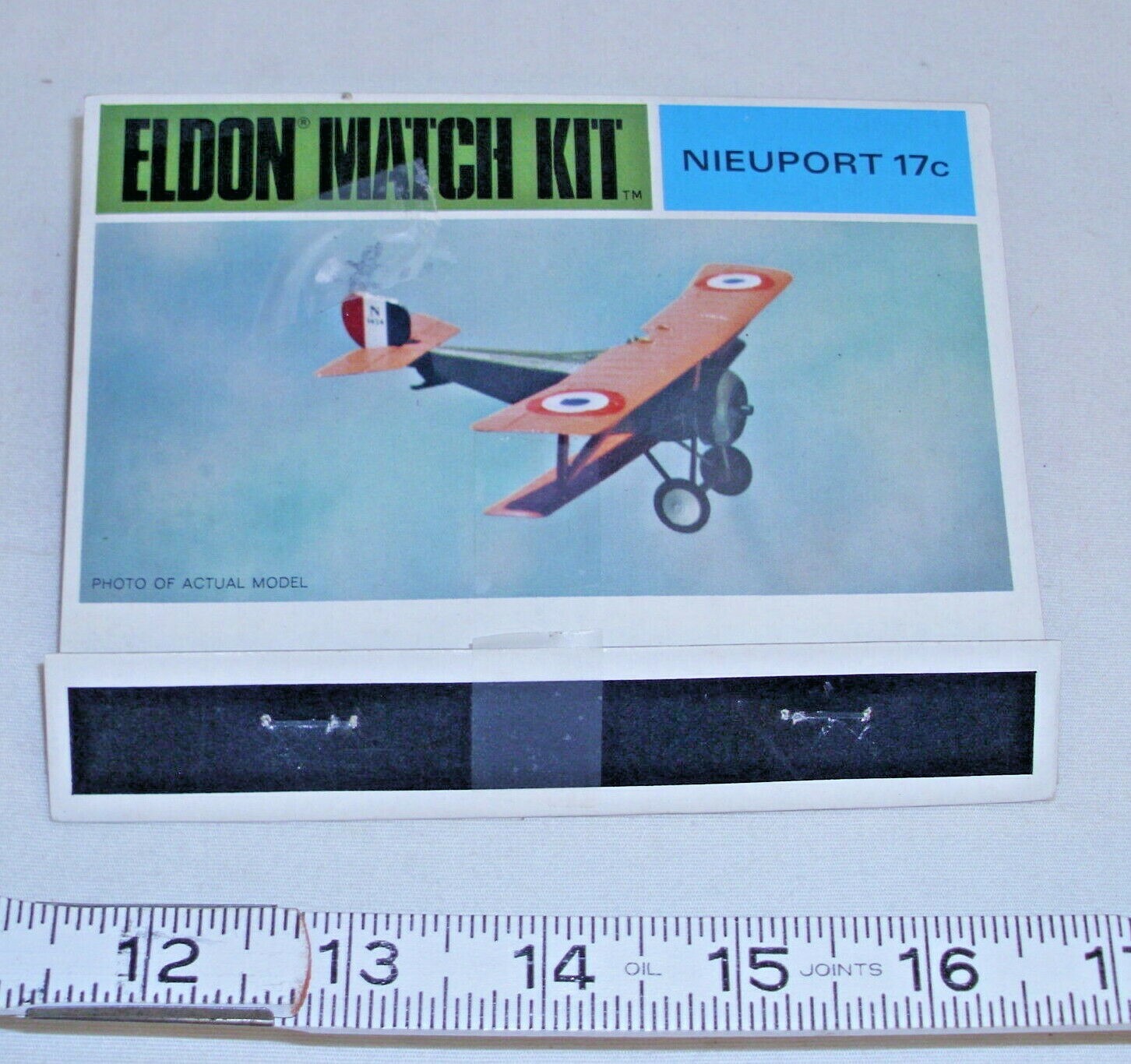 ELDON MATCH KIT NIEUPORT 17C WWI MODEL AIRPLANE KIT BOXED SEALED | eBay